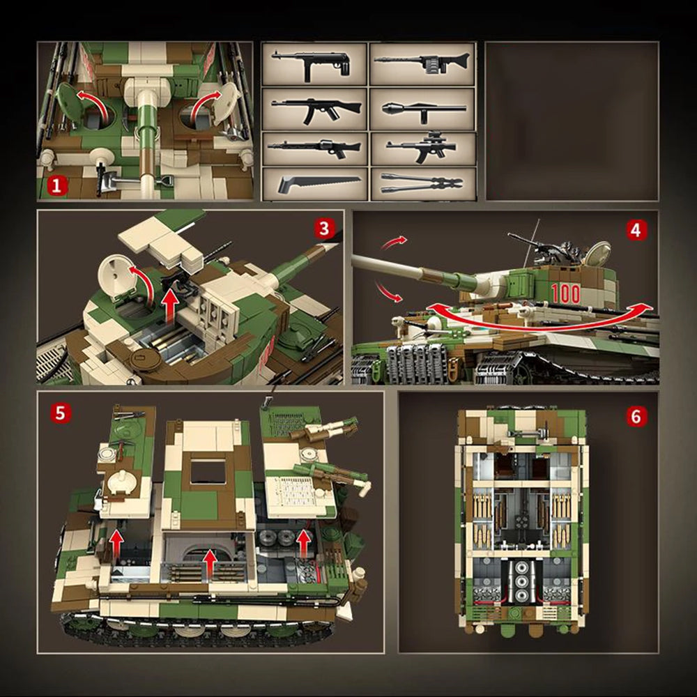 BRICK TIGER TANK – Brick Arsenal