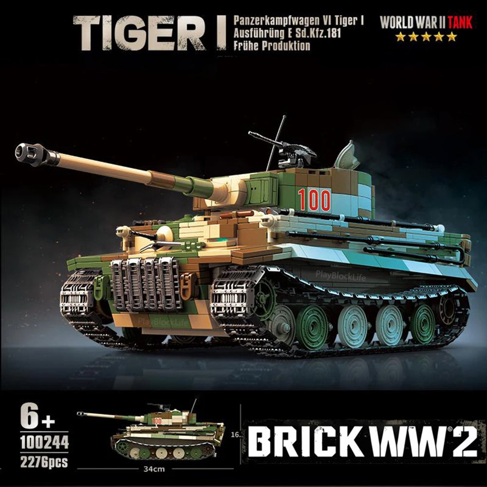 BRICK TIGER TANK – Brick Arsenal