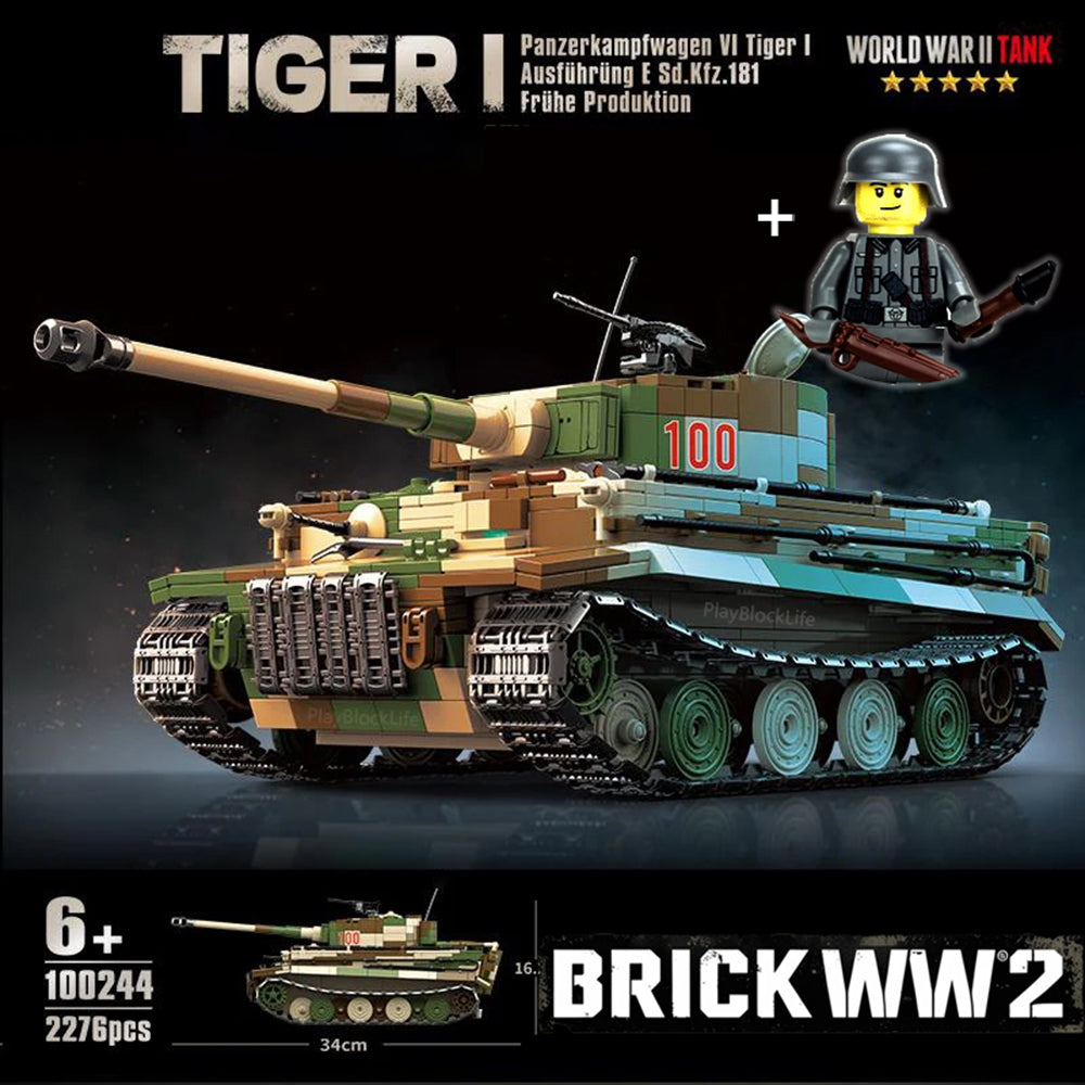 BRICK TIGER TANK – Brick Arsenal
